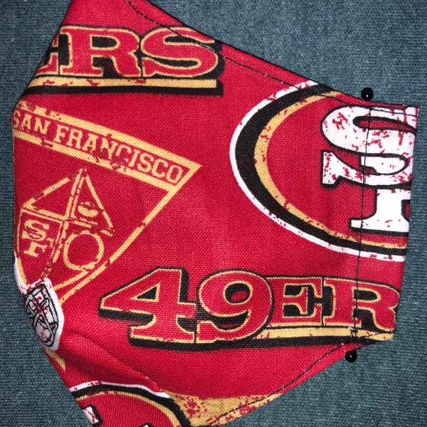 San Francisco 49ers Face Mask - Etsy