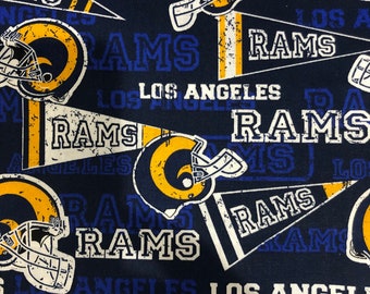 Los Angeles Rams New Fabric 18 X 58 100% Cotton . - Etsy