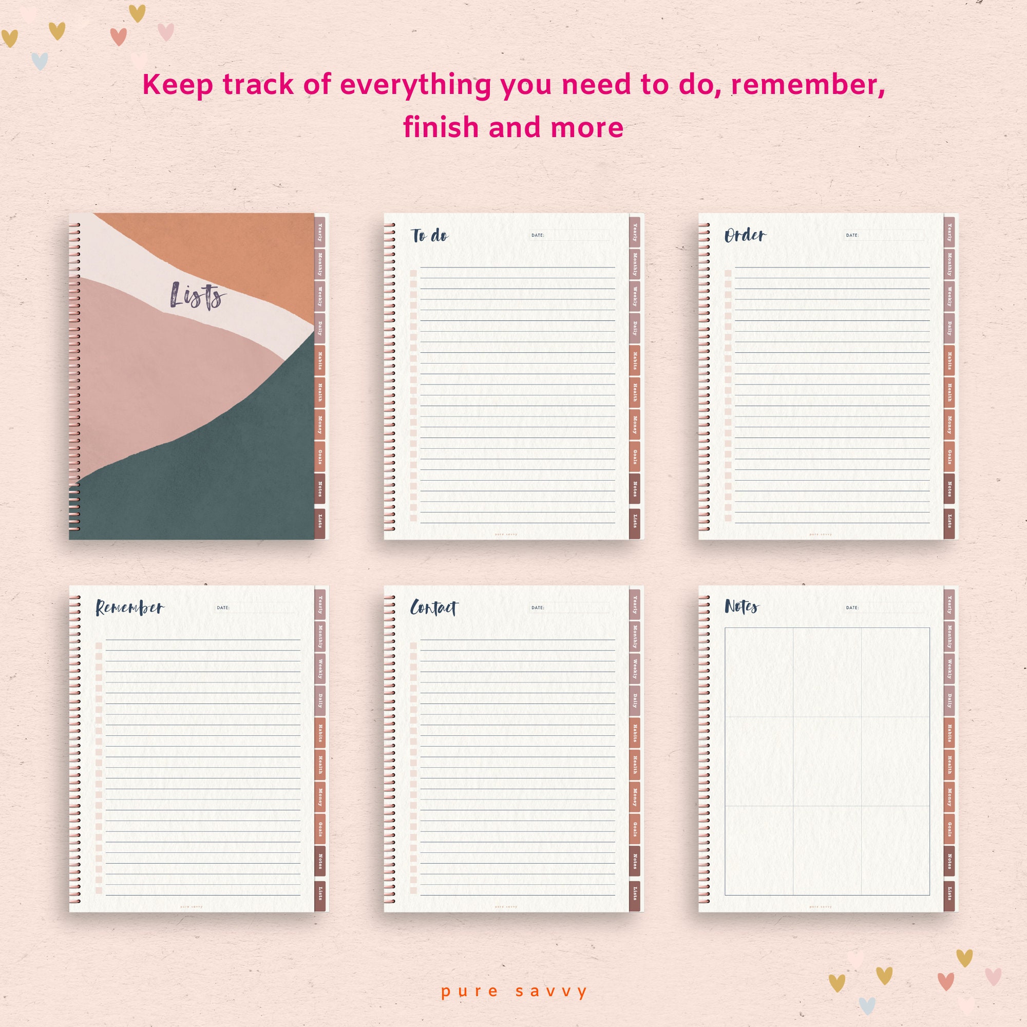 Tuscan Summer Themed Digital Life Planner for Goodnotes and Notability ...