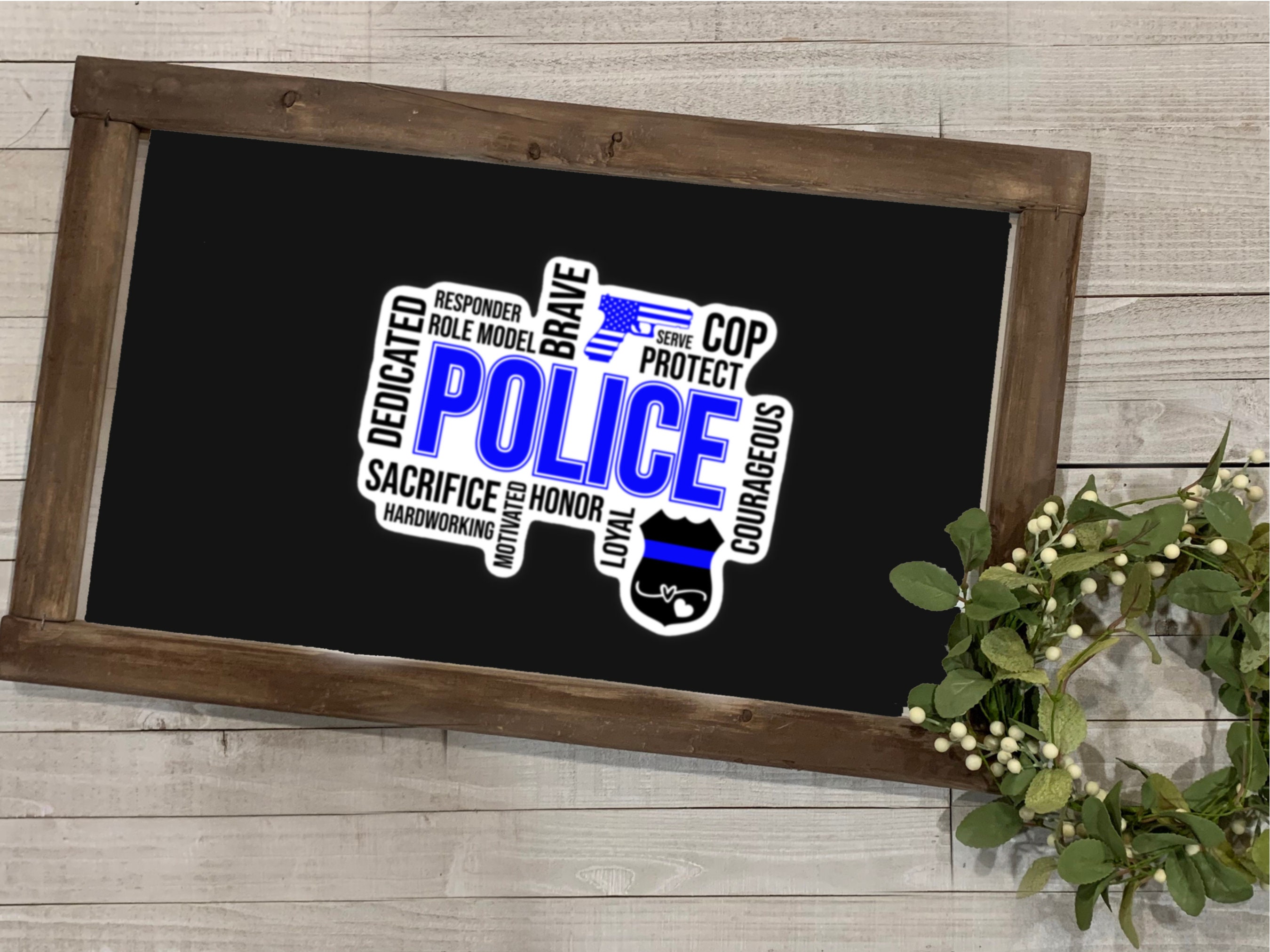 Police Sticker Police Collection Collection Vinyl Die Cut - Etsy