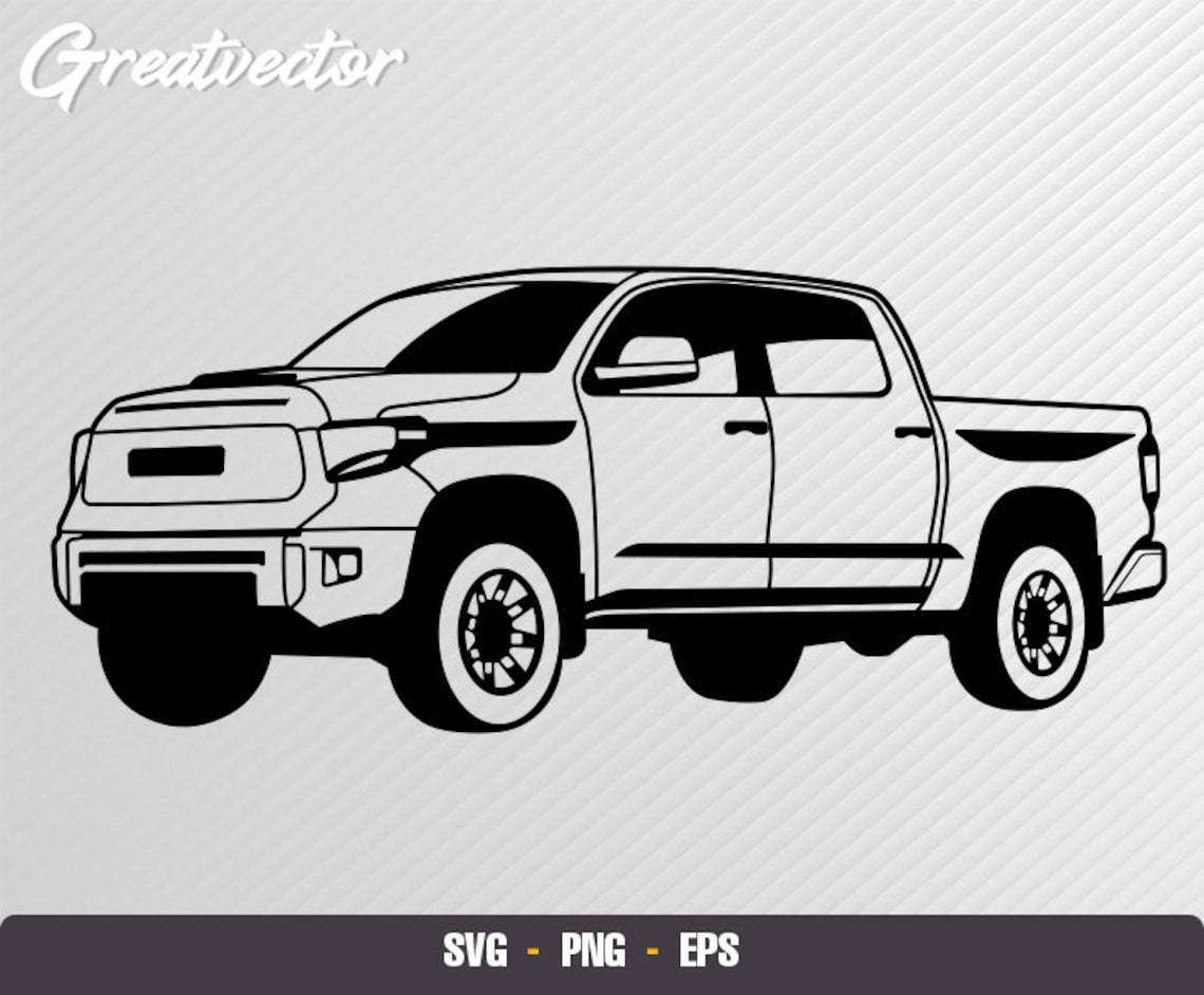 Tundra Trd Pro 2019 EPS SVG PNG Vektordatei | Etsy