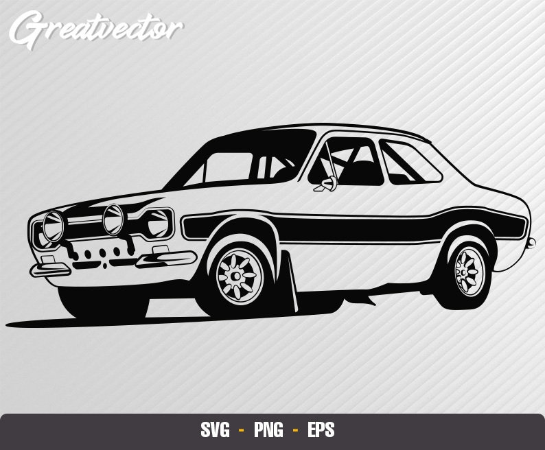 Escort MK2 SVG l PNG l EPS | Etsy