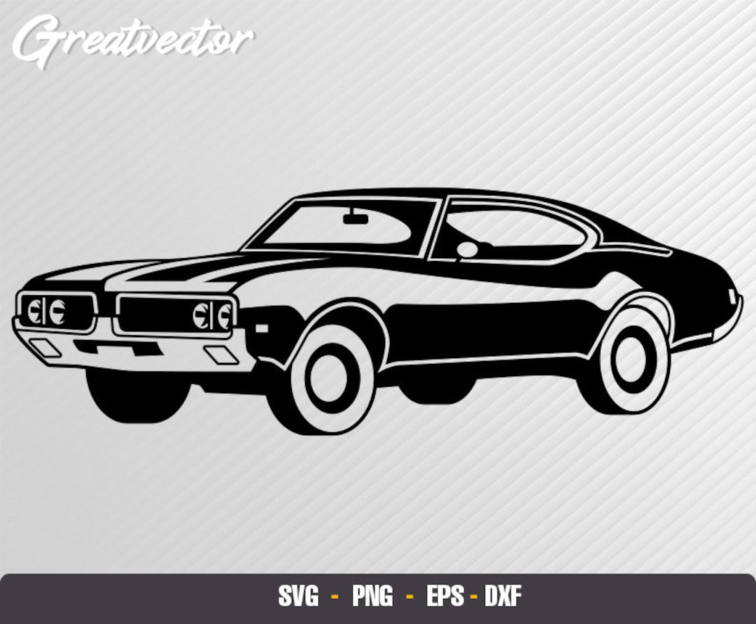 1969 Oldsmobile Cutlass Supreme L EPS SVG PNG Dxf L Vector Art - Etsy