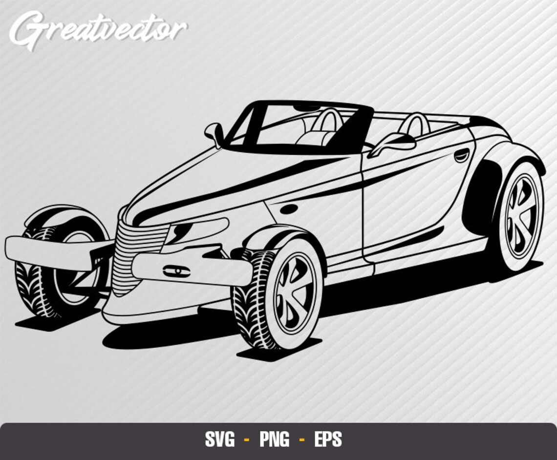 Plymouth Prowler 1997 - 2002 L EPS - SVG - PNG L - Etsy