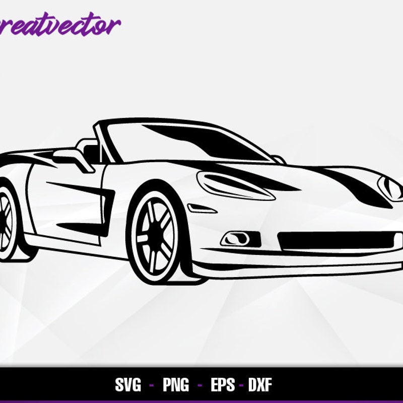 Corvette Svg - Etsy