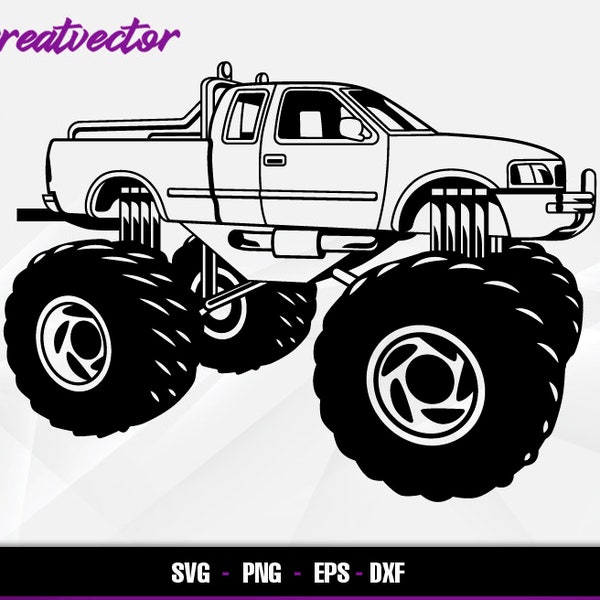 Squatted Truck Decals - Etsy