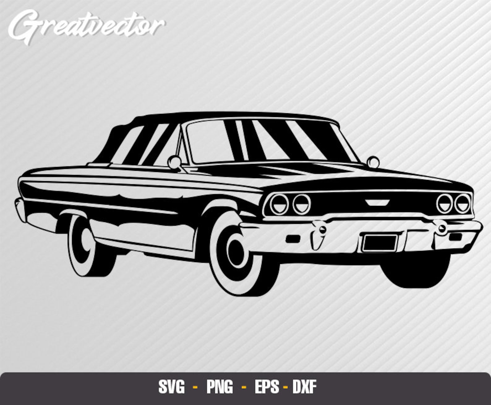 1963 F Galaxie L EPS - SVG - PNG - Dxf L Vector Art - Etsy