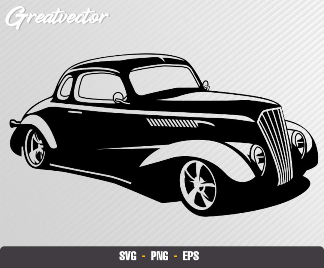 Custom 1937 Chevy Coupe - Svg Eps Png - Cutting Files - Etsy