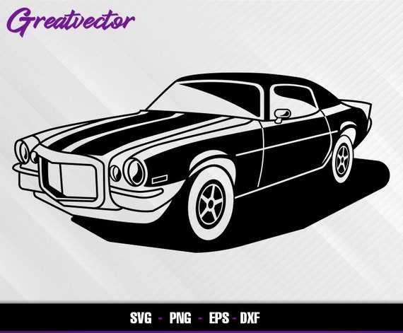 1973 Chevrolet Camaro Rs Z28 L EPS SVG PNG Dxf L Vector - Etsy India