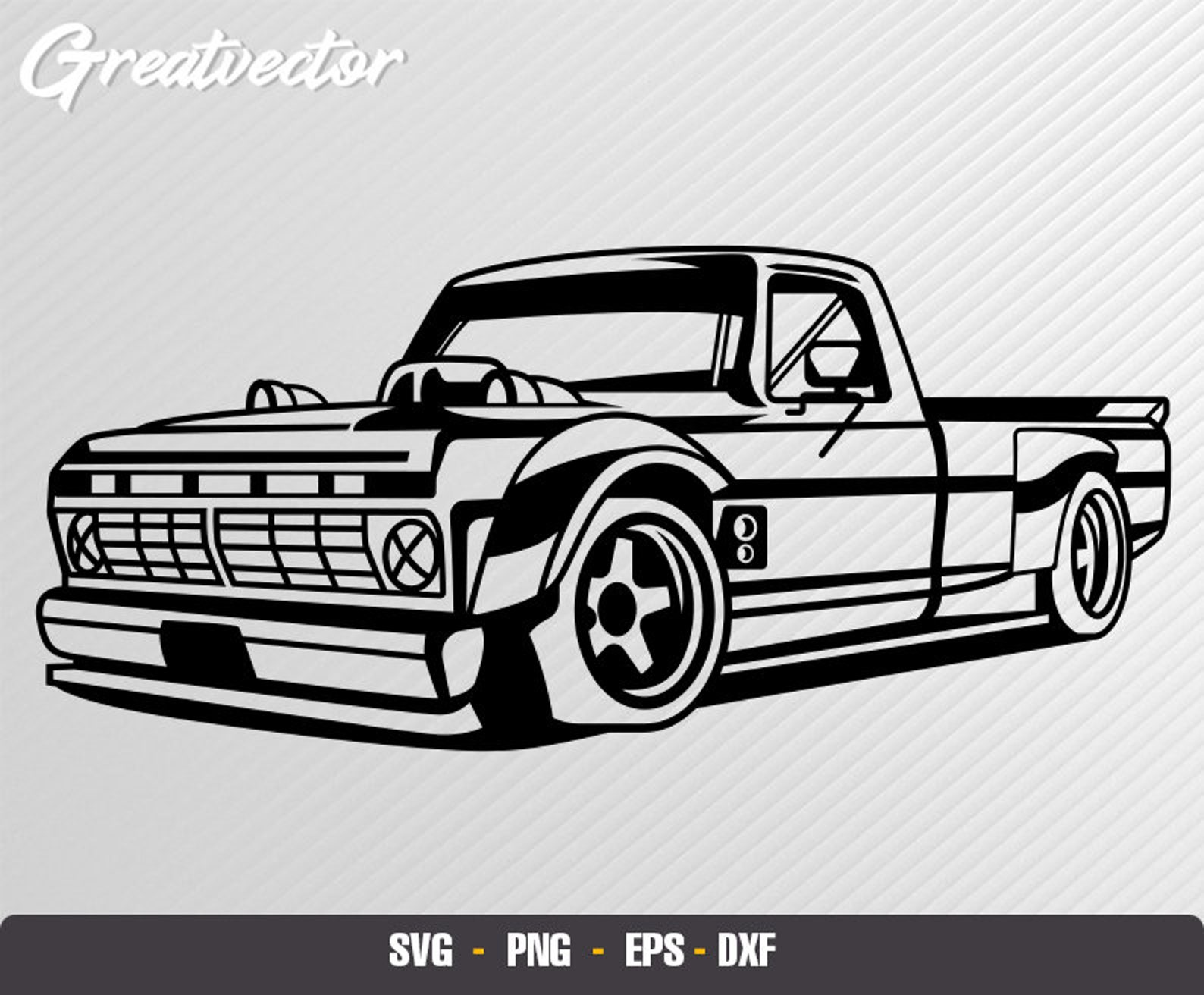 F-150 Hoonitruck Ken Block 923 CV L EPS SVG Png Dxf L - Etsy