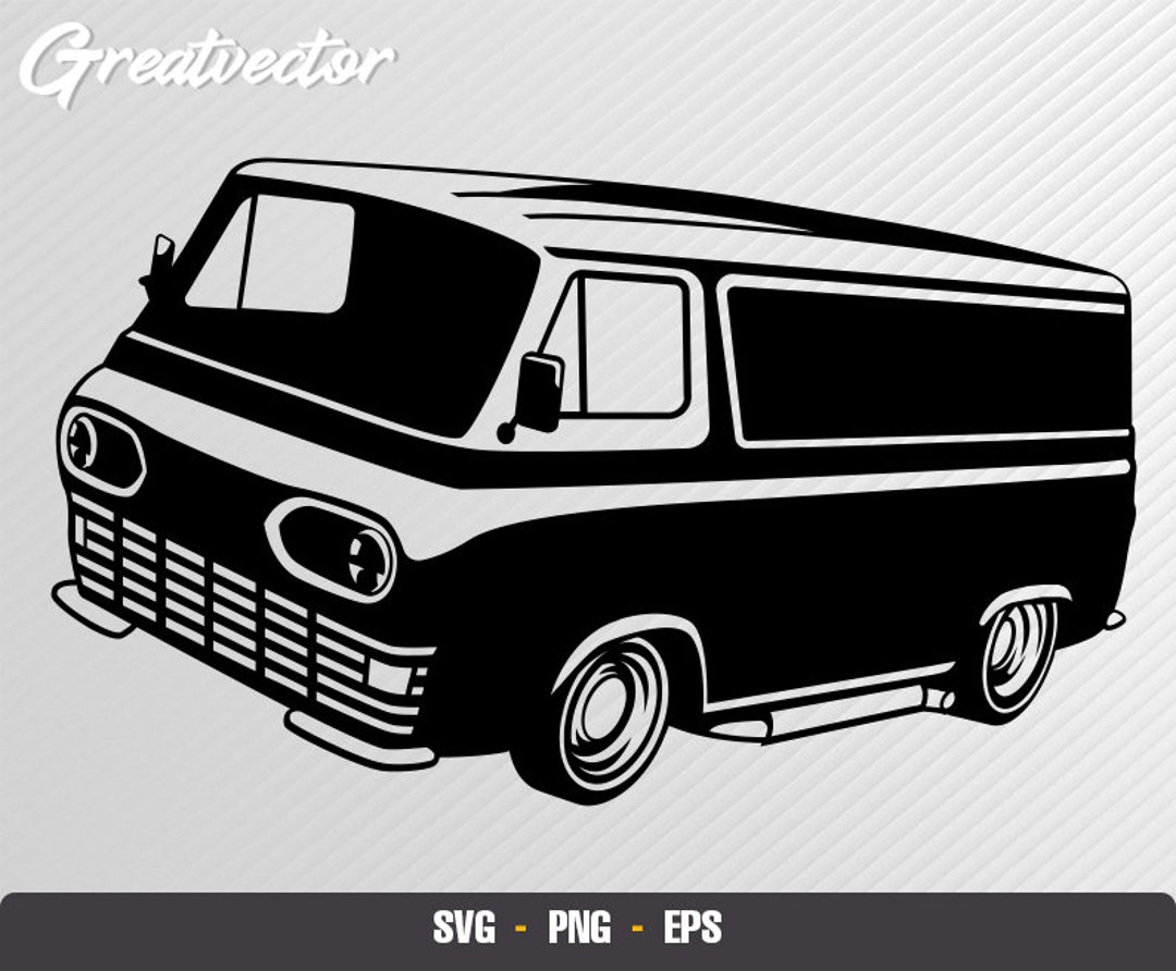 1964 Econoline Van L EPS - SVG - PNG - Dxf L Vector Art - Etsy