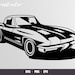 Corvette C2 1963 - EPS - SVG - PNG - Vector File - Etsy