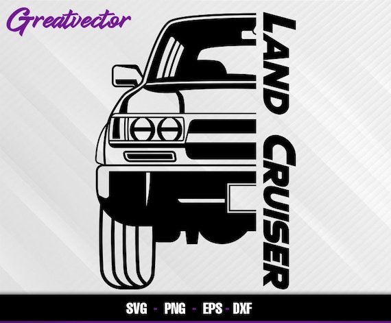 Land Cruiser 80 L EPS SVG PNG Dxf L Vector Art - Etsy UK