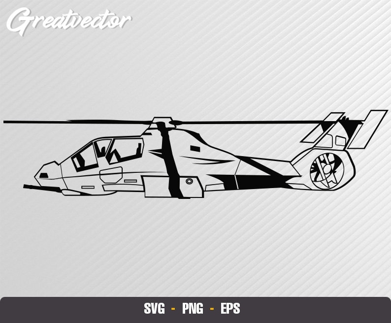 Boeing-sikorsky Rah-66 Comanche - SVG L PNG L EPS - Etsy