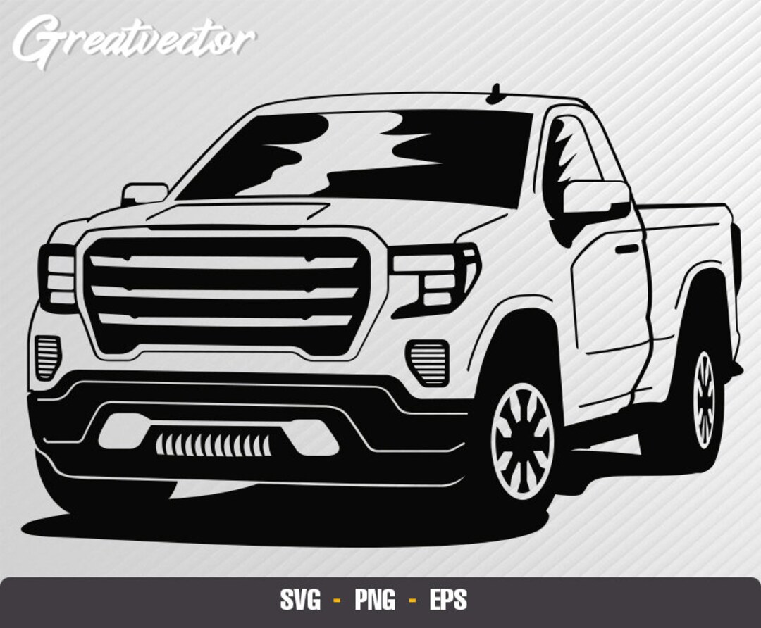 Sierra AT4 2020 SVG EPS PNG Vector Art - Etsy