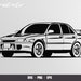 Lancer Evo 1985 L EPS - SVG - PNG L - Etsy