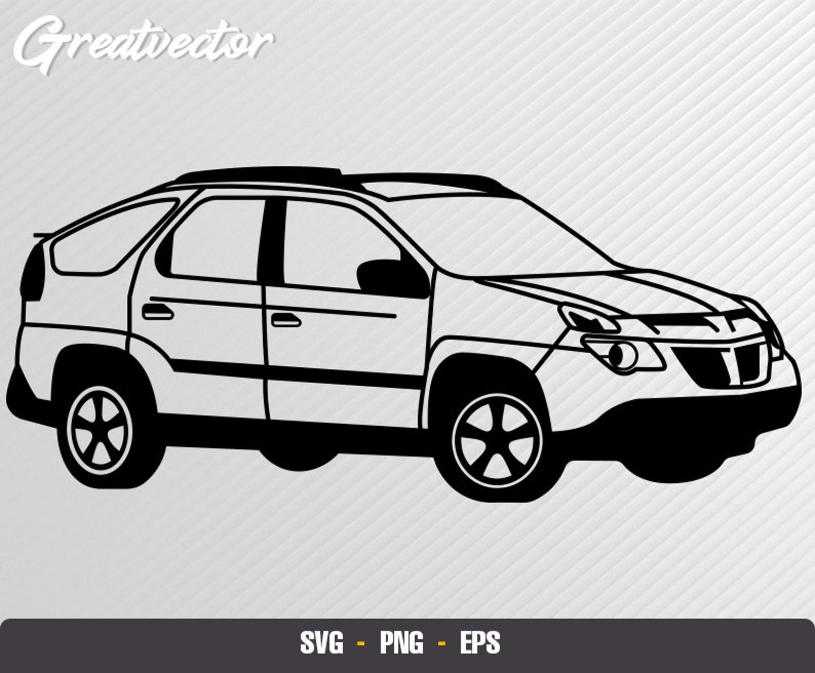 Pontiac Aztek L EPS - SVG - PNG - Dxf L Vector Art - Etsy