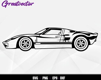 Gt40 Vector - Etsy