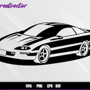Camaro Z28 1994 L EPS - SVG - PNG - Dxf L Vector Art - Etsy