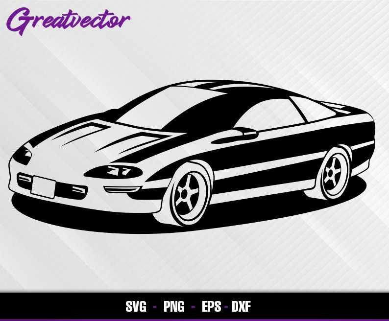 Camaro Z28 1994 L EPS SVG PNG Dxf L Vector Art - Etsy Hong Kong