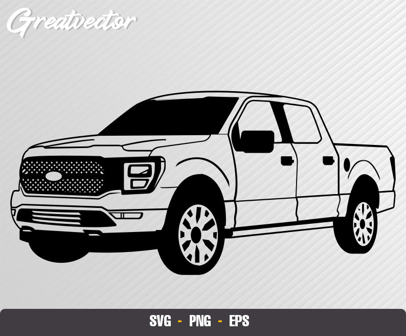 F 150 2021 SVG EPS PNG Vector Art - Etsy España