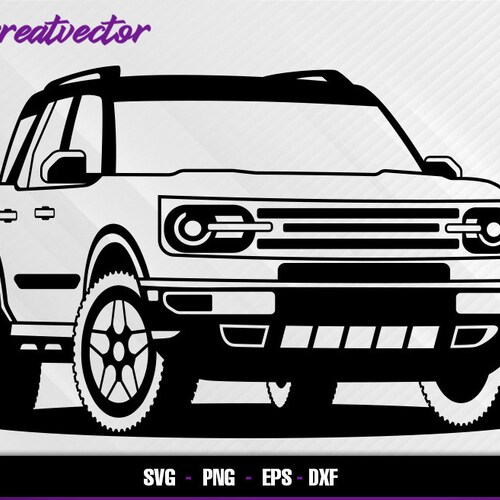 F Bronco Sport L EPS SVG PNG Dxf L Vector Art - Etsy
