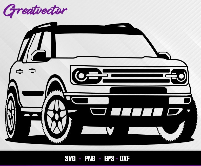 Bronco Sport Big Bend L EPS - SVG - PNG - Dxf L Vector Art - Etsy