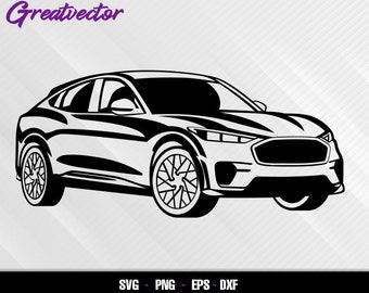 1965 Mustang Convertible EPS SVG DXF Png Vector Art - Etsy