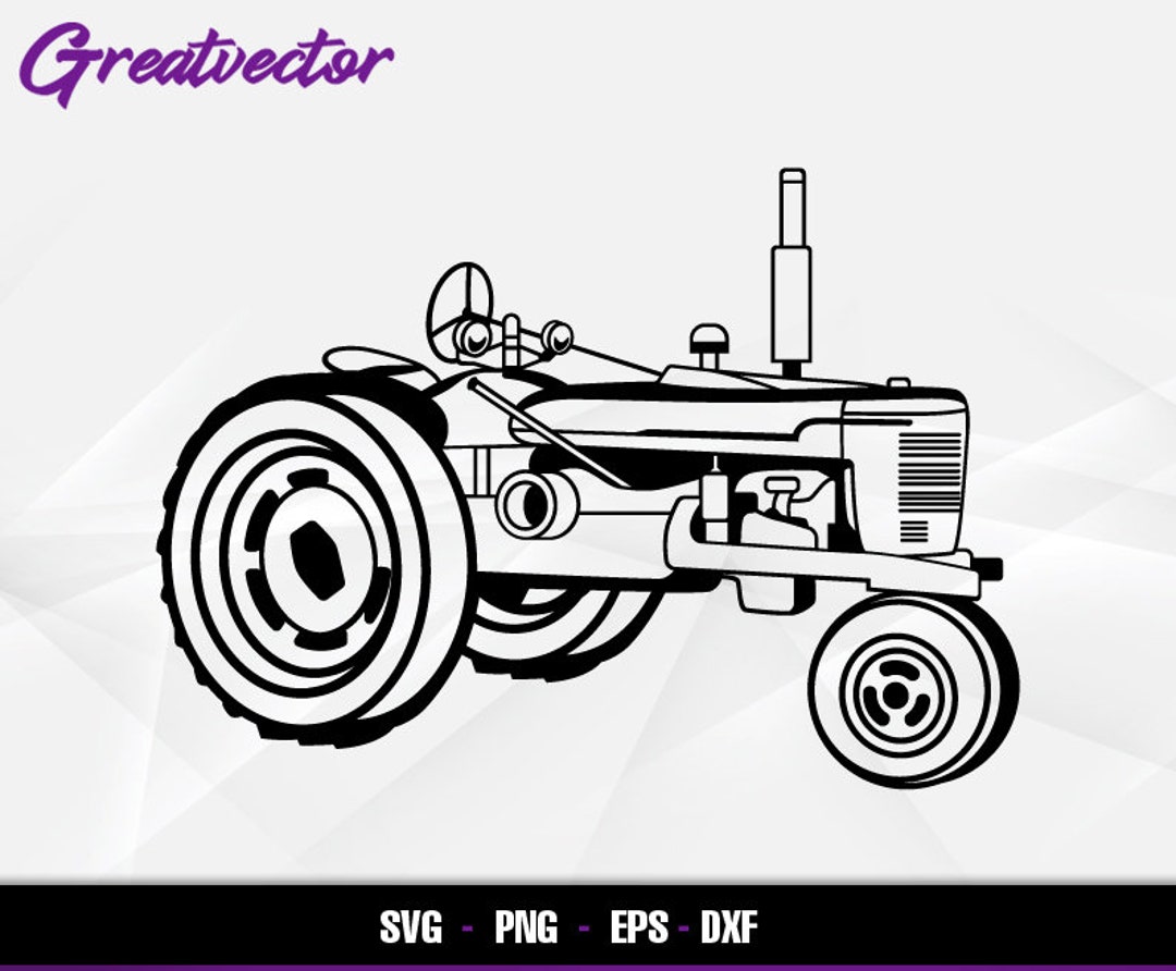 Model H Tractor L EPS - SVG - PNG - Dxf L Vector Art - Etsy