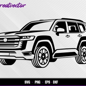 Land Cruiser 2021 L EPS - SVG - PNG - Dxf L Vector Art - Etsy