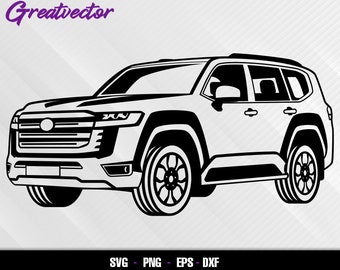 Land Cruiser 80 L EPS SVG PNG Dxf L Vector Art | Etsy New Zealand