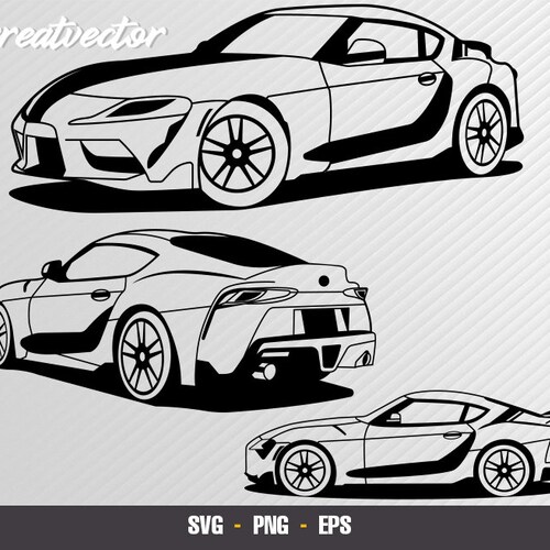 Supra Mk4 SVG L PNG L EPS - Etsy
