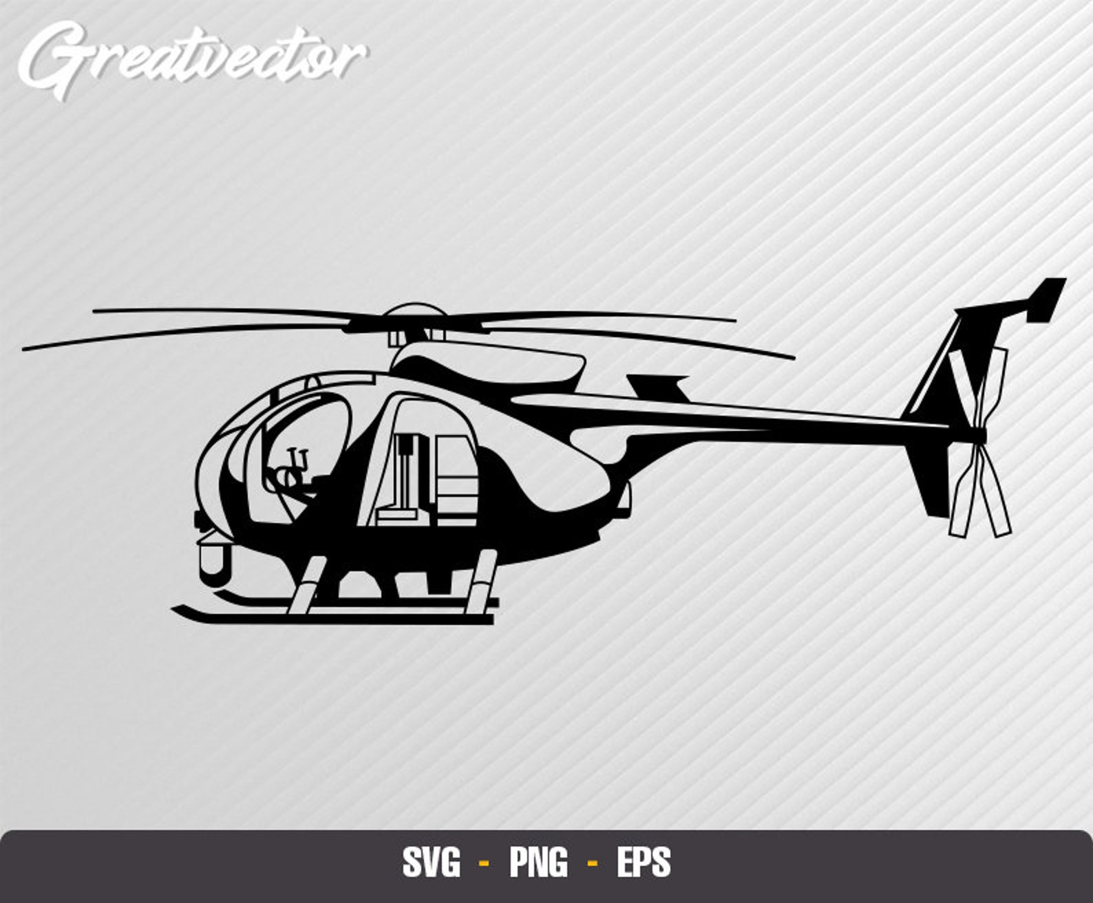 Ah-6 Little Bird L SVG EPS PNG L | Etsy