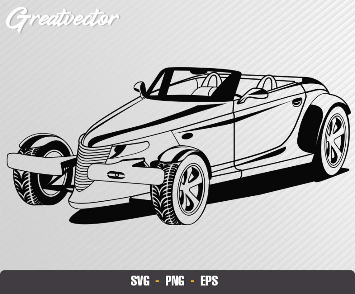 Plymouth Prowler EPS SVG PNG Vector art | Etsy