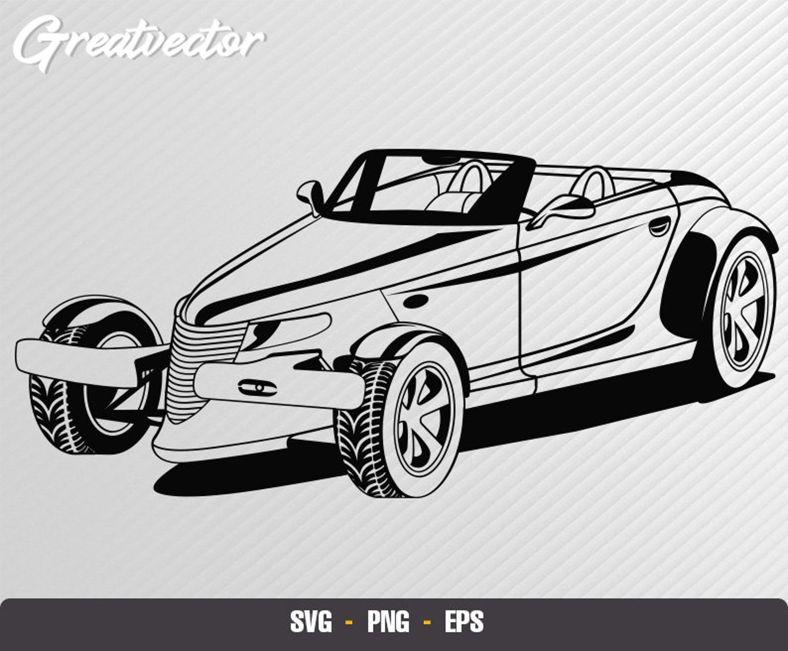 Plymouth Prowler EPS SVG PNG Vector art | Etsy