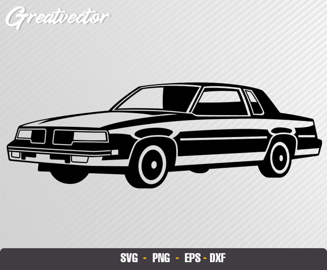 1987 Oldsmobile Cutlass Supreme Brochure L EPS - SVG - PNG - Dxf L ...