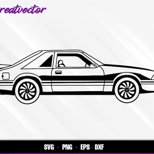 Fox Body Mustang Stickers - Etsy