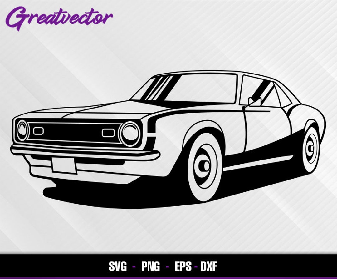1968 Camaro Ss L EPS - SVG - PNG - Dxf L Vector Art - Etsy