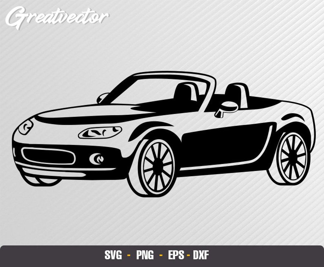2006 Mx 5 Miata SVG EPS DXF Vector Art - Etsy