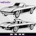 Corvette Convertible C2 L EPS SVG PNG Dxf L Vector Art - Etsy