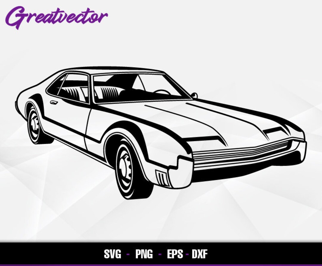 Oldsmobile Toronado L EPS - SVG - PNG - Dxf L Vector Art - Etsy