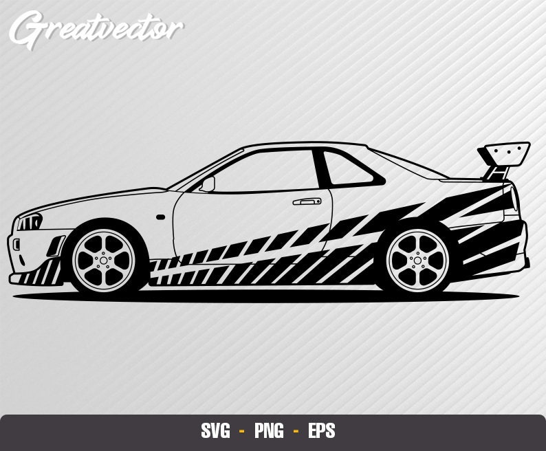 2 Fast 2 Furious Skyline Decals