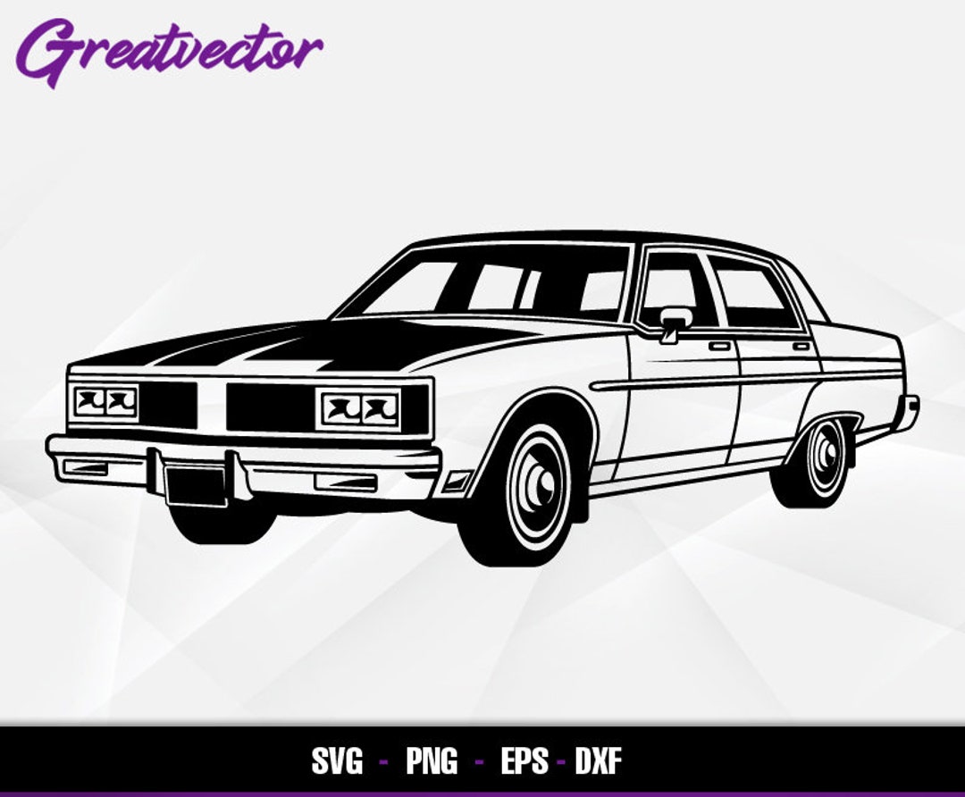 1984 Oldsmobile Ninety Eight L EPS - SVG - PNG - Dxf L Vector Art - Etsy
