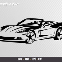 Chevy C5 Z06 Corvette DXF and SVG Files - Digital Download - Plasma or ...