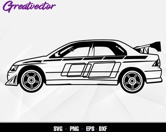 Evolution Lancer Svg - Etsy