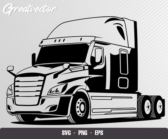 2021 Cascadia Rig Vector SVG EPS PNG Files - Etsy