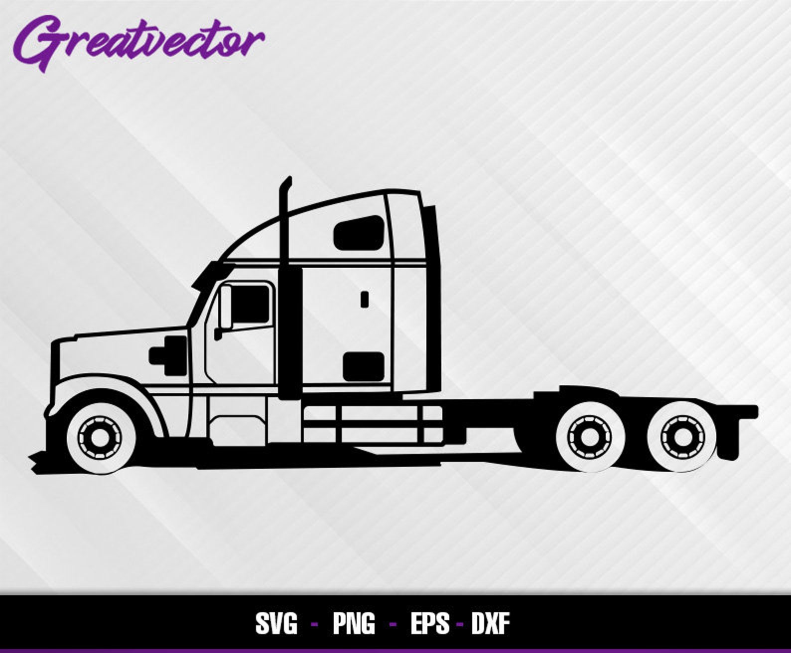 Freightliner Coronado Truck L EPS - SVG - PNG - Dxf L Vector Art - Etsy