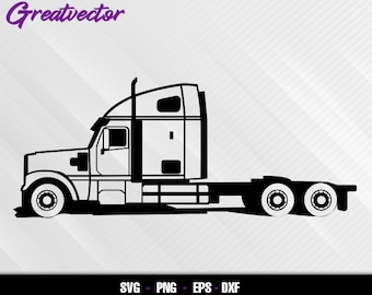 Freightliner Truck Svg - Etsy Israel