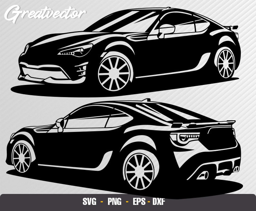 GT86 Black Limited L EPS - SVG - PNG - Dxf L Vector Art - Etsy