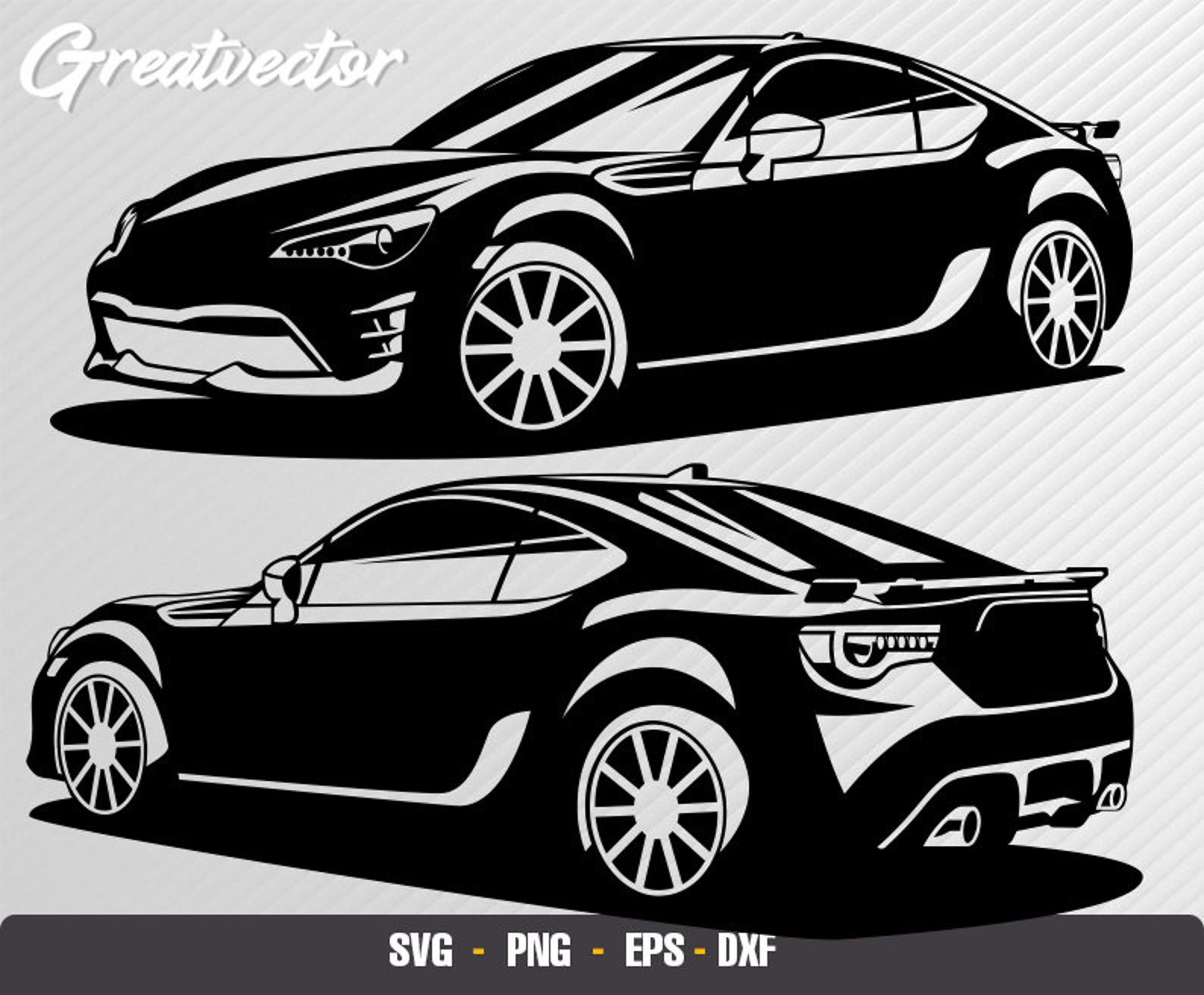 GT86 Black Limited l EPS SVG PNG Dxf l Vector Art | Etsy